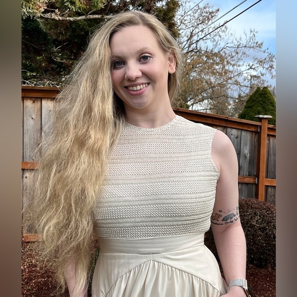 Vintage | Dresses | 97s Vintage James Daugherty Studio 54 Long White Dress Gown S Maxi Dresss ...